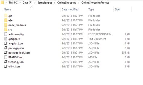 creating your angular application