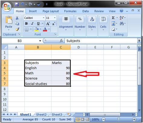 ms excel how to select data javatpoint