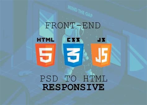 be front end web developer using html css and javascript by