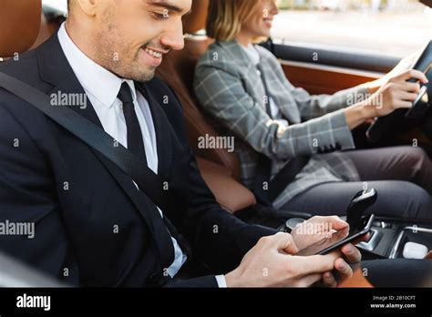Image Of Young Caucasian Successful Businesslike Man And Woman In