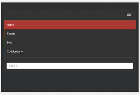css remove border of navbar left and right bootstrap on