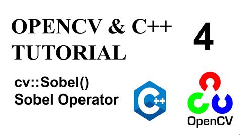 opencv and c tutorial 4 sobel operator youtube