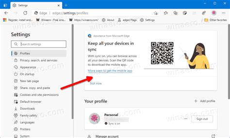 microsoft edge now shows ads inside its settings