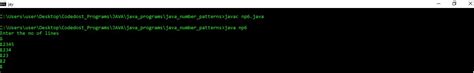 java program for triangle number pattern 6 codedost