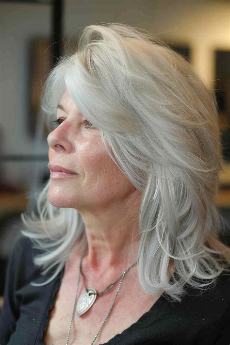 23 Modern Shaggy Hairstyles For Women Over 50 With Fine Hair