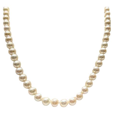 4 Strand Freshwater Pearls With 14k Yellow Gold Clasp For Sale At 1stdibs