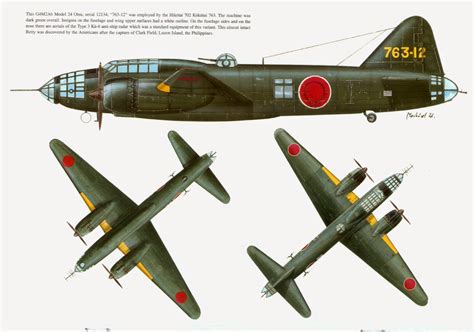 Japanese Aircraft Of Wwii Mitsubishi G4m Part I