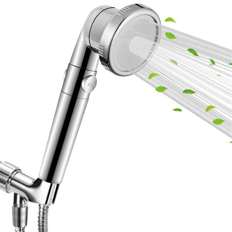 Luxsego Filtered Shower Head With Stop Button 4 Modes High Pressure