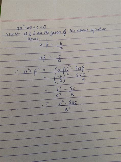 If The Zeros Of The Polynomial X2 Px Q Are Double In Value To The 158