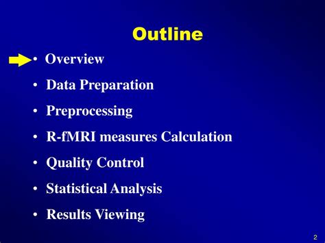 Ppt Data Processing And Analysis Of Resting State Fmri Powerpoint