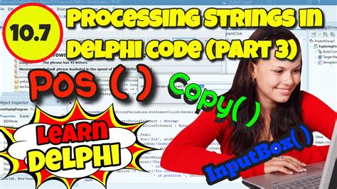 learn delphi programming unit 10 7 exploring string variables in
