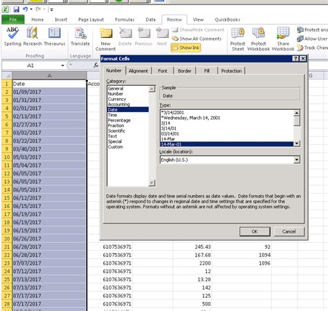 excel cells not formatting to date stack overflow