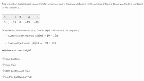 Find Explicit Formulas For Arithmetic Sequences Khan Academy Wiki