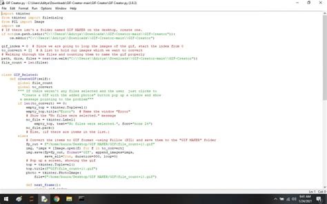 python program to creator app using the python