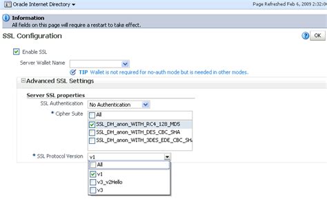 configuring ssl in oracle fusion middleware