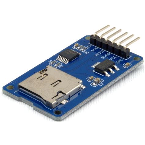 2 x micro sd tf memory card reader module spi interface arduino raspbe
