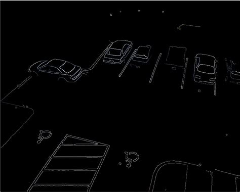 how to identify a car after performing canny edge in a