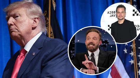 Ben Affleck Y Matt Damon Lanzan Mensaje A Trump Tras Usar Monólogo De
