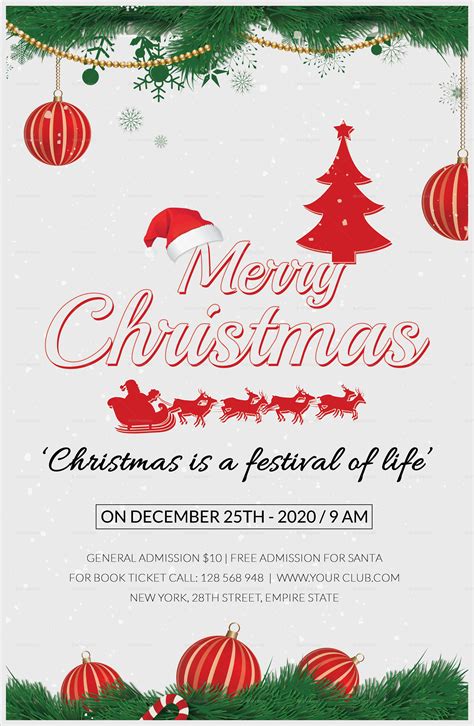Free Christmas Poster Templates