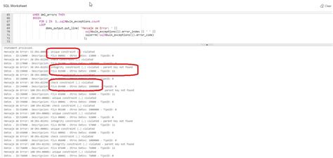 pl sql argentina manejo de errores en operaciones de dml masivo save