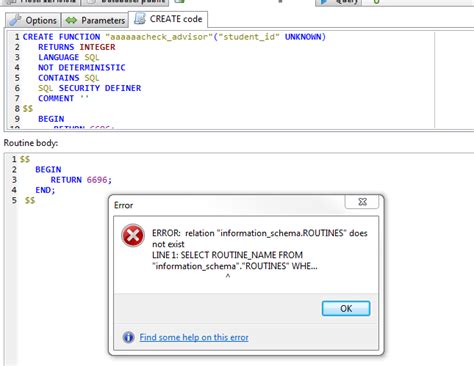 postgresql create table syntax error at or near elcho table