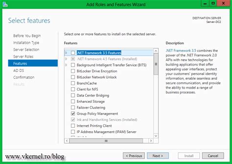 creating an additional windows 2012 domain controller in an existing