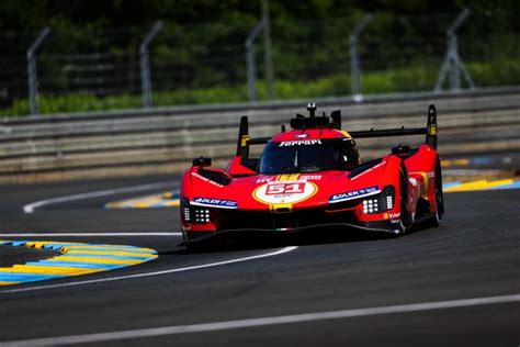 2023 24 Hours Of Le Mans Ferrari Af Corse Dominates Test Day 24h