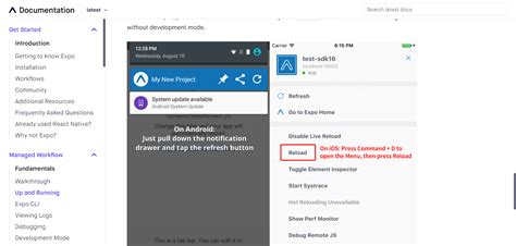 cannot reload react native app on mobile using expo stack overflow