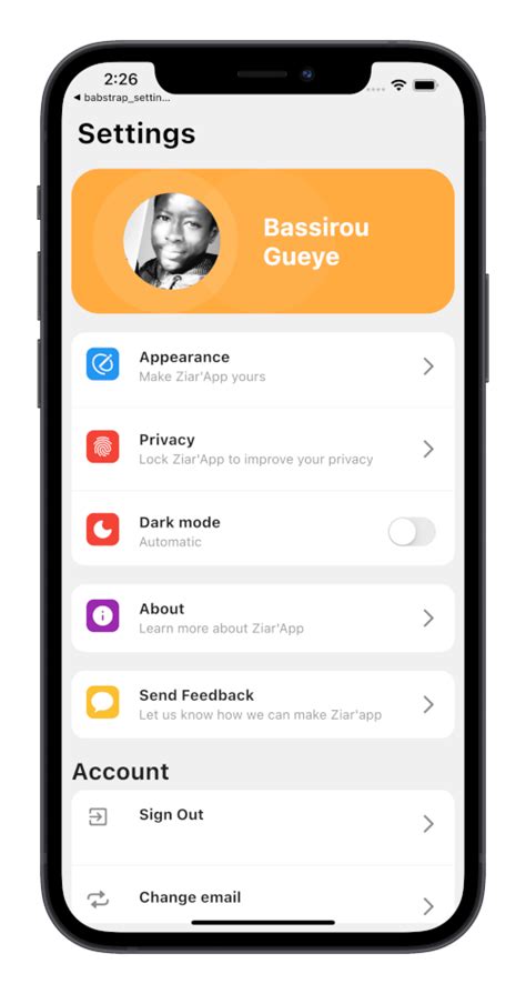 top flutter settings ui settings screen preferences screen packages