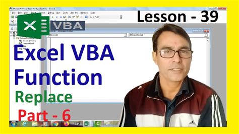 excel vba replace function replace in vba excel vba for beginners
