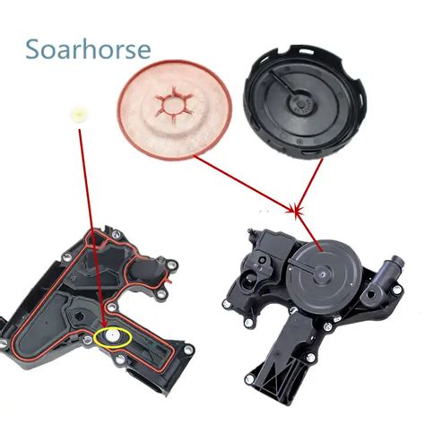 Oil Separator Pcv Valve Assembly For Golf 5 Gti Jetta Mk5 Mk6 Passat B6