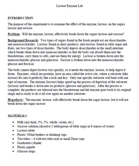 Lab Report Format Whats In A Lab Report Excelsior Classes
