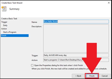 how to schedule python script using windows scheduler
