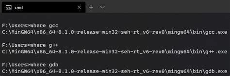 c getting g is not recognized as an internal or external