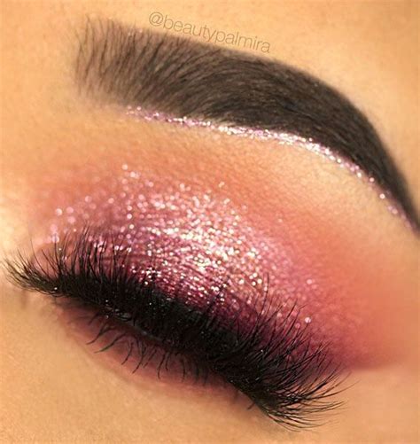 18 Beautiful Glitter Pink Makeup Add A Sparkly To Your Look With Eye