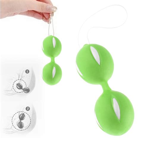 Smart Duotone Ben Wa Ball On String Weighted Female Kegel Vaginal Tight