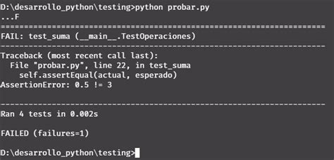 unit testing con python realizar tests o pruebas de código python