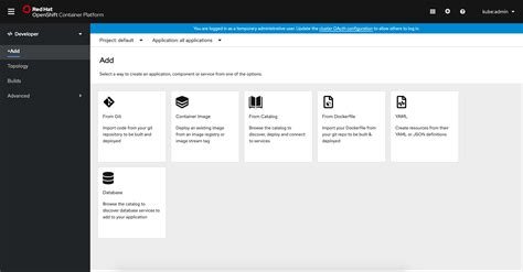 deploying applications in the openshift 4 3 developer perspective red
