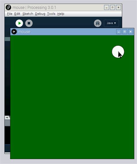 java draw circle on mouse click