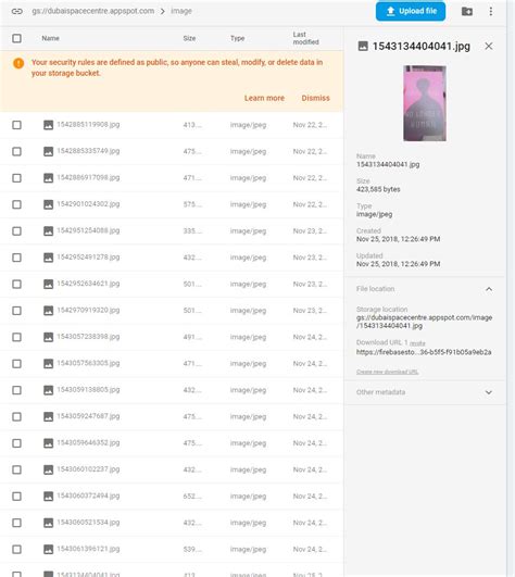 java why the image is not loading in the listview using firebase