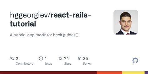github hggeorgiev react rails tutorial a tutorial app made for hack