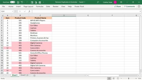 how to remove duplicates in excel