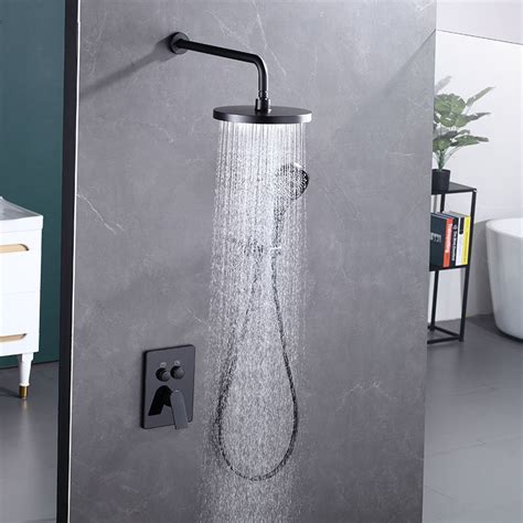 Wall Concealed Ceiling Mounted Shower Mixer Rain Mixer Thermostatic