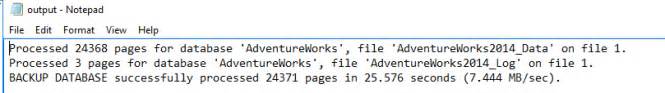 working with the sql server command line sqlcmd