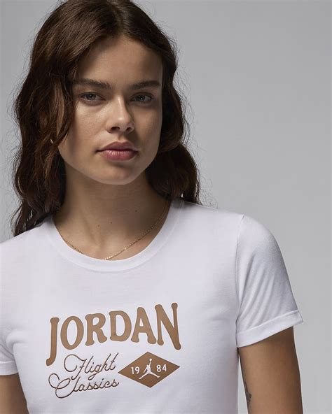 Jordan Womens Graphic Slim T Shirt Nike Uk