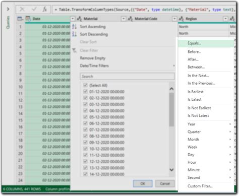 how to filter and sort data in excel power query excel unlocked