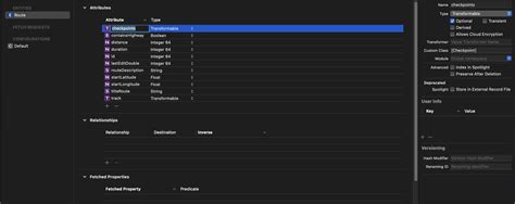 xcode swift core data storing custom class return nil stack overflow
