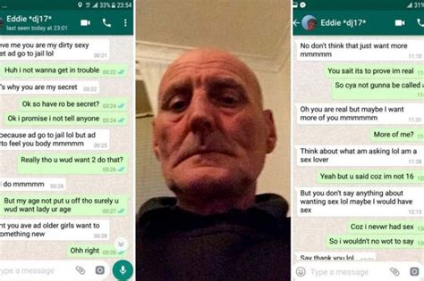 messages of asda pervert who sent 13 year old girl