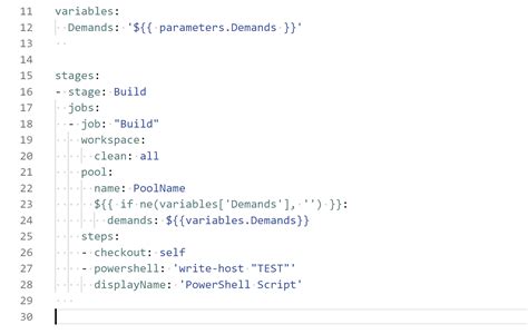 how to define runtime parameters in azure devops using yaml ci cd hot