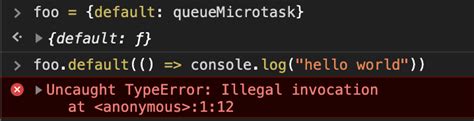 uncaught typeerror illegal invocation in chrome · issue 10 · feross